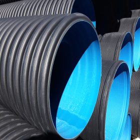 HDPE Double-wall Corrugated Pipe Standard ISO4427/ IPS/DIPS Sizes DN225-DN800 or Custom - HESU ...